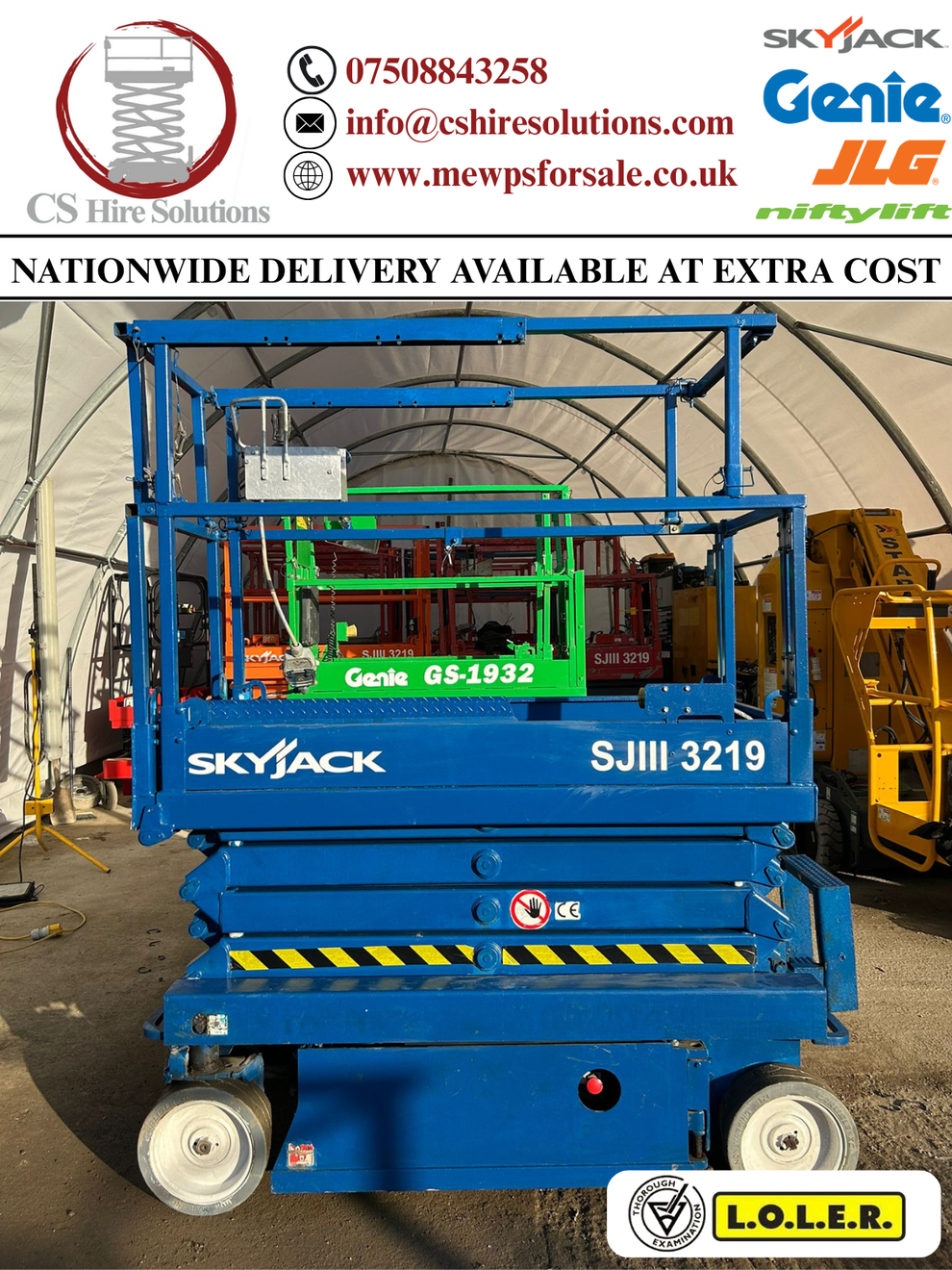 2015 Skyjack SJ3219 Scissor Lift Access Platform MEWP – Mewps For Sale