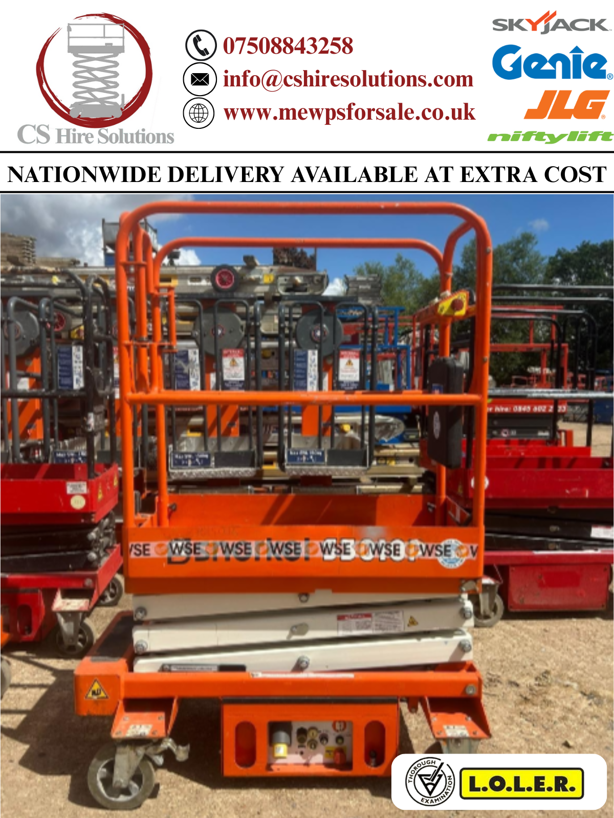 2019 Snorkel S3010P 5m Scissor Lift (Skyjack, Genie, JLG, MEWP) – Mewps ...